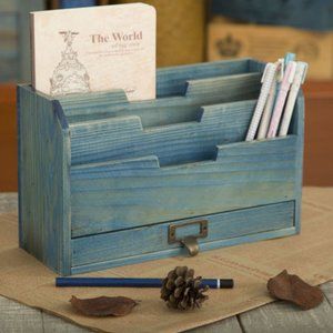 Hand Crafted | Storage & Organization | Wood Drawer Desk Organizer 3 ...